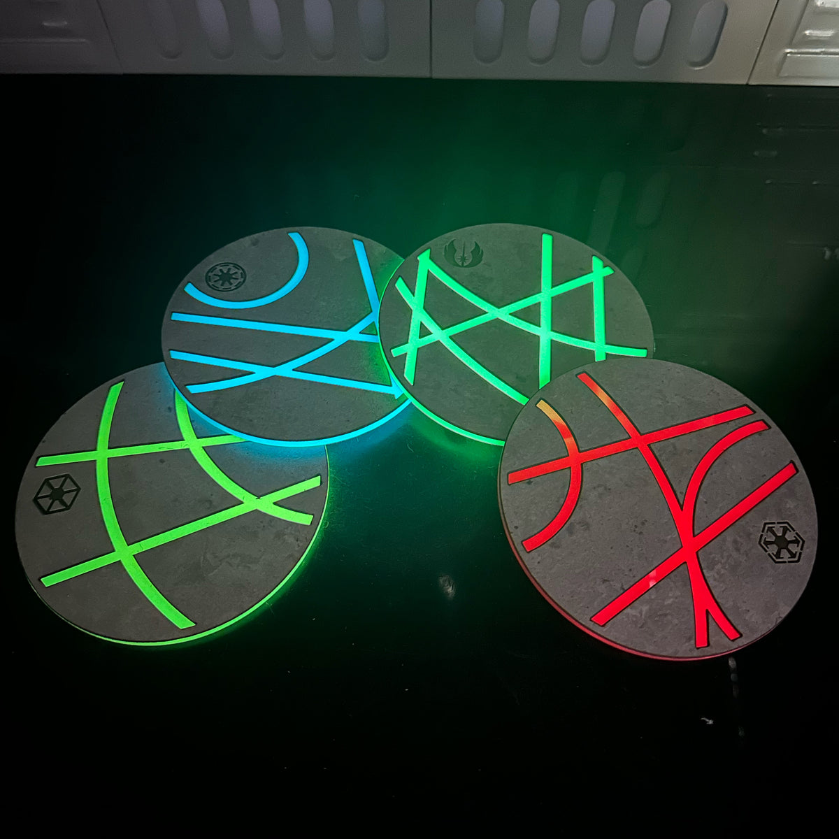 Prequel Era Coaster Set – Eric Heerspink Ceramics